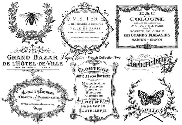 PRO1037 FRENCH LABELS 2 A4 – Petite Rouge Vintage Emporium